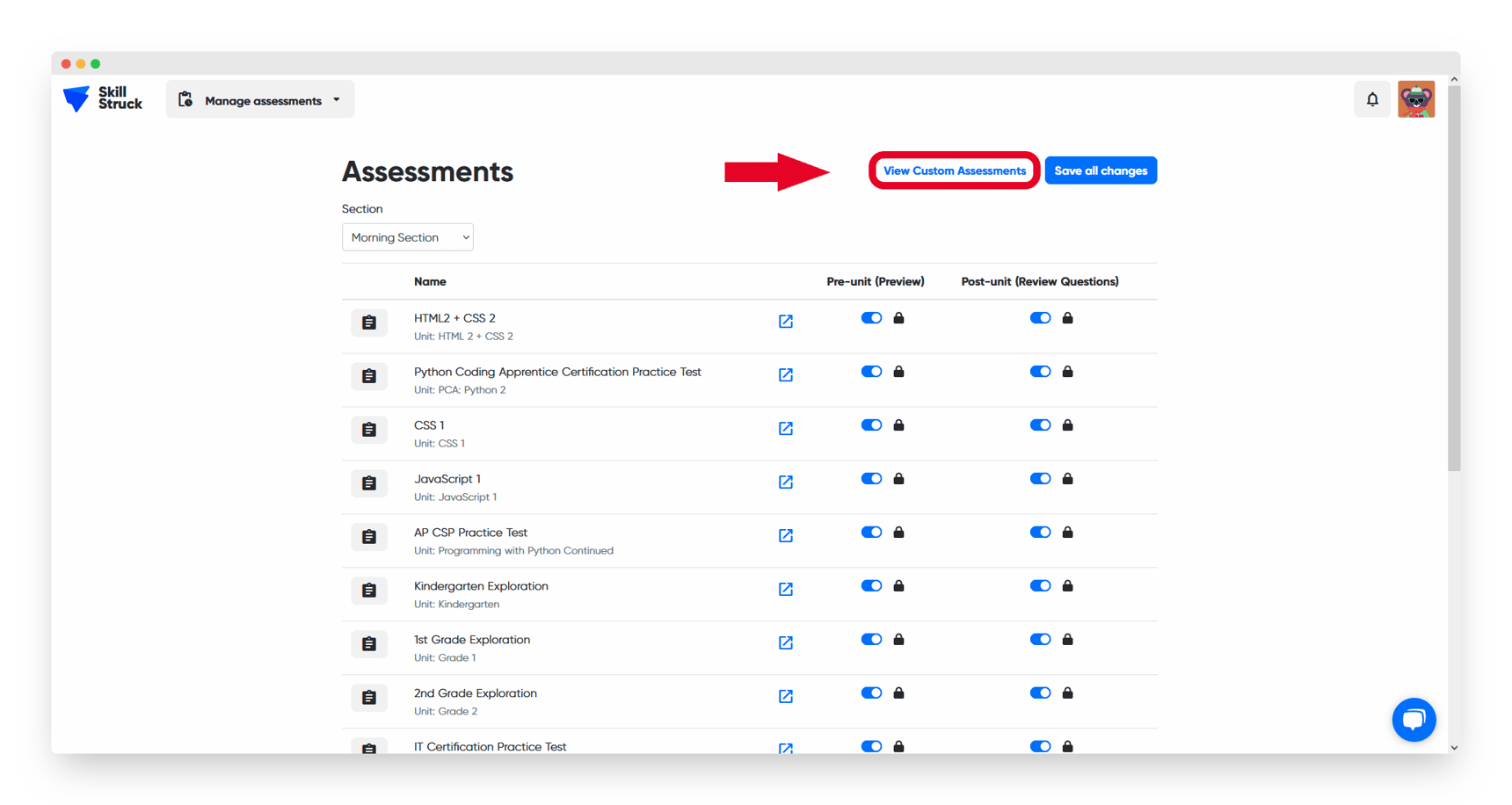 How to Create and Manage Custom Assessments